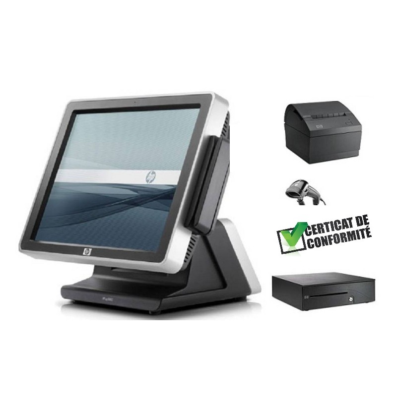 Pack Caisse Enregistreuse Tactile Hp Ap5000 Disque Dur Ssd Tous