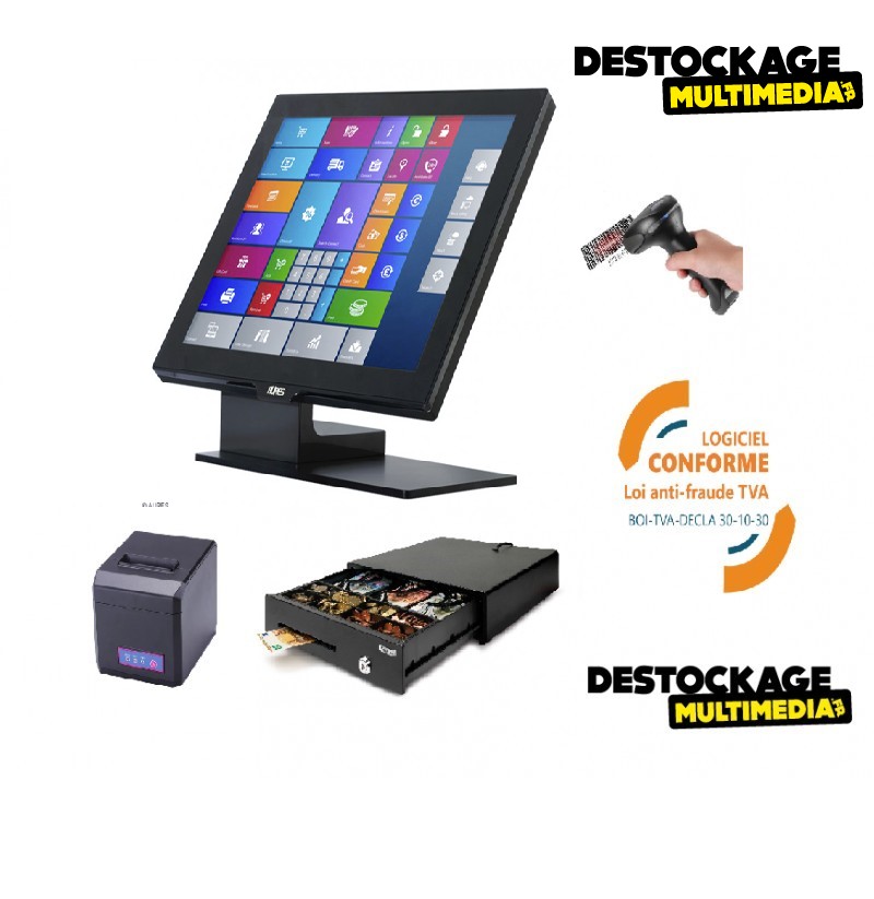 Pack Caisse Enregistreuse Tactile Aures Yuno Disque Dur Ssd Logiciel